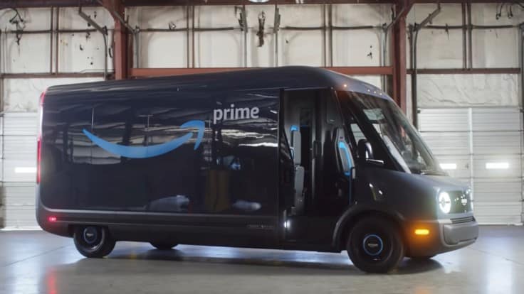 Amazon shows off Rivian-made delivery vans - EV Design & Manufacturing